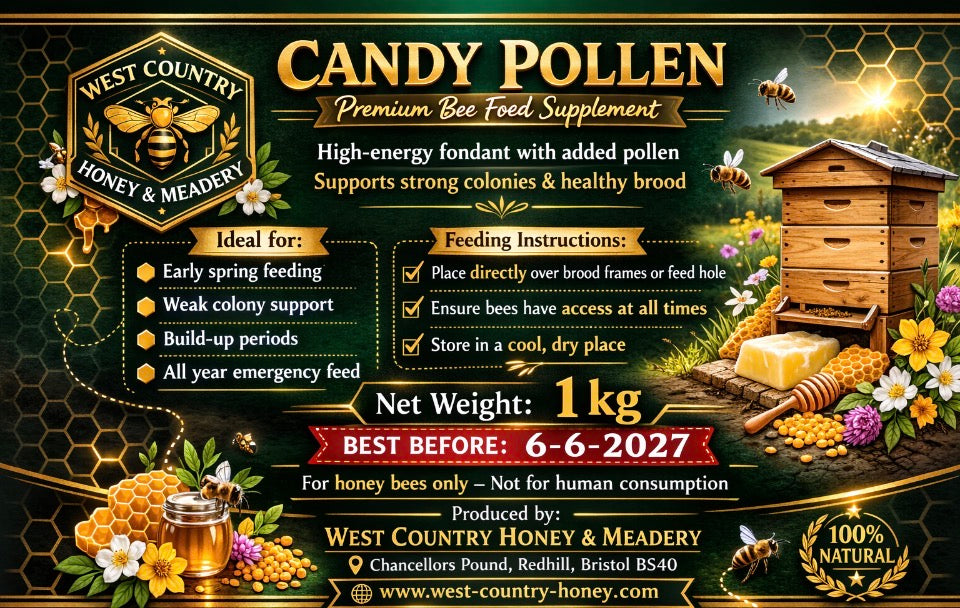 Bee Candy pollen 1KG pack – BEE KEEPING EQUIPMENT