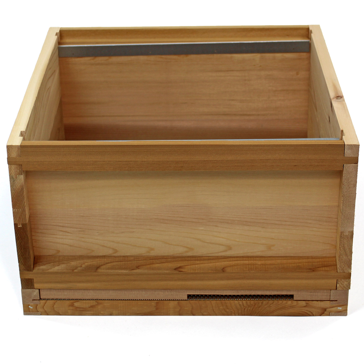 National cedar Bee Hive (flat roof) Flat Packed 14x12 brood box – BEE ...