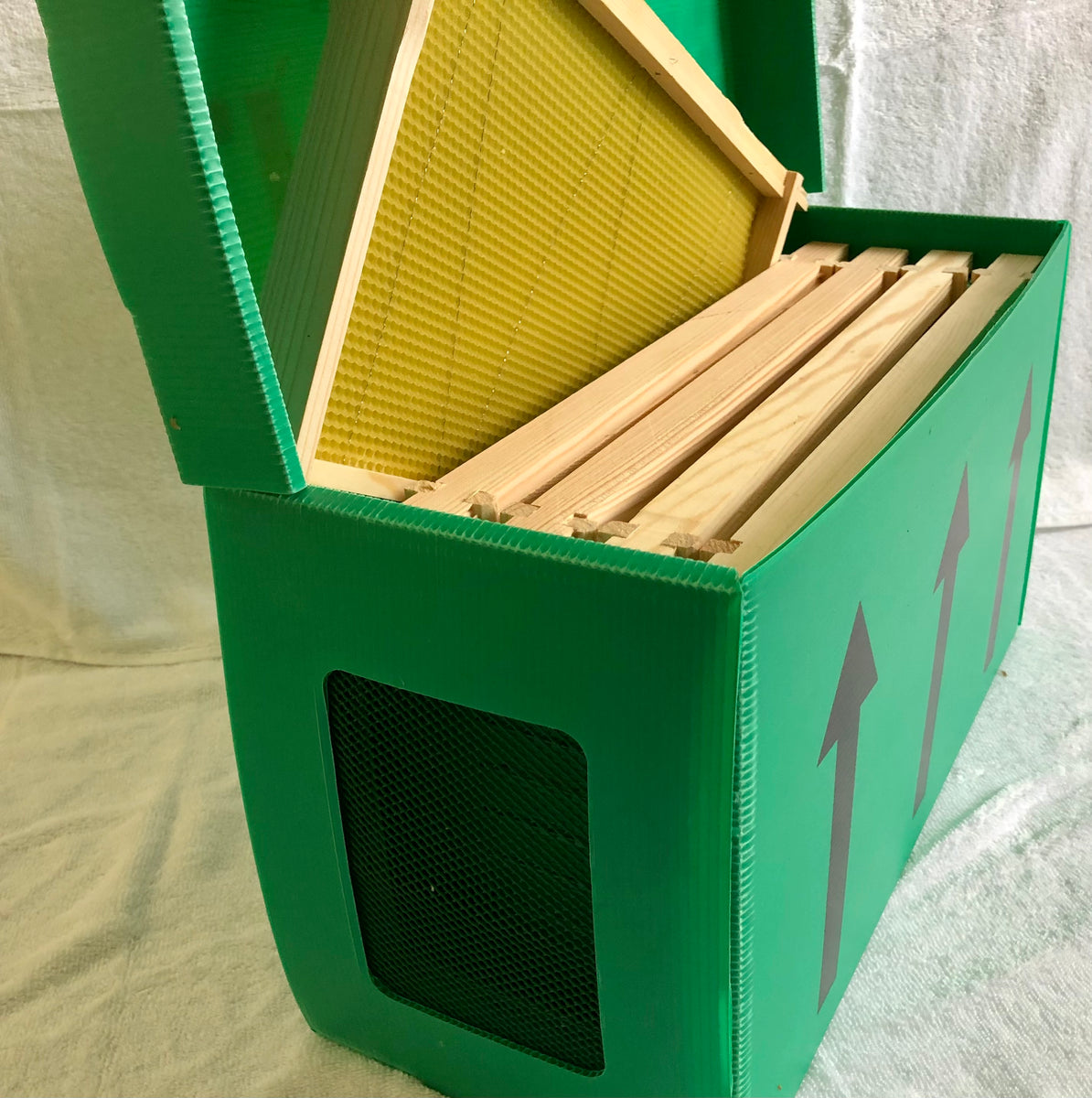 Corex National nuc box with frames and foundation – BEE KEEPING EQUIPMENT