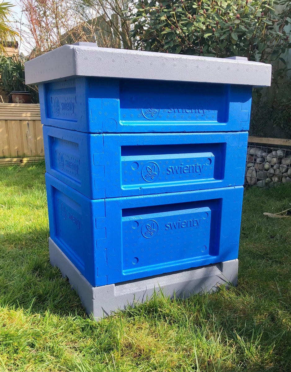 Swienty Beehive Assembled and painted With Frames and Foundation – BEE ...